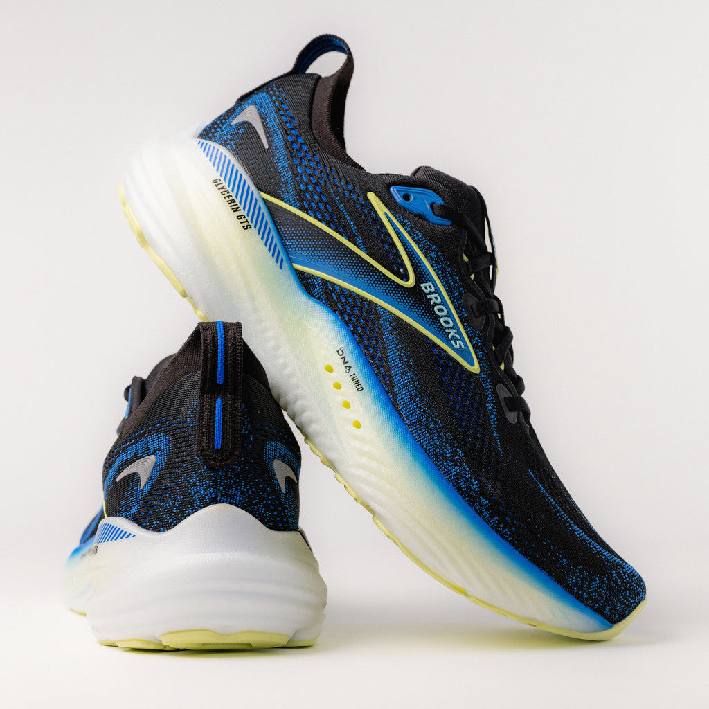 Men's Brooks Glycerin GTS 22 DNA Tuned Cushioned Running Shoe – Plaza ...