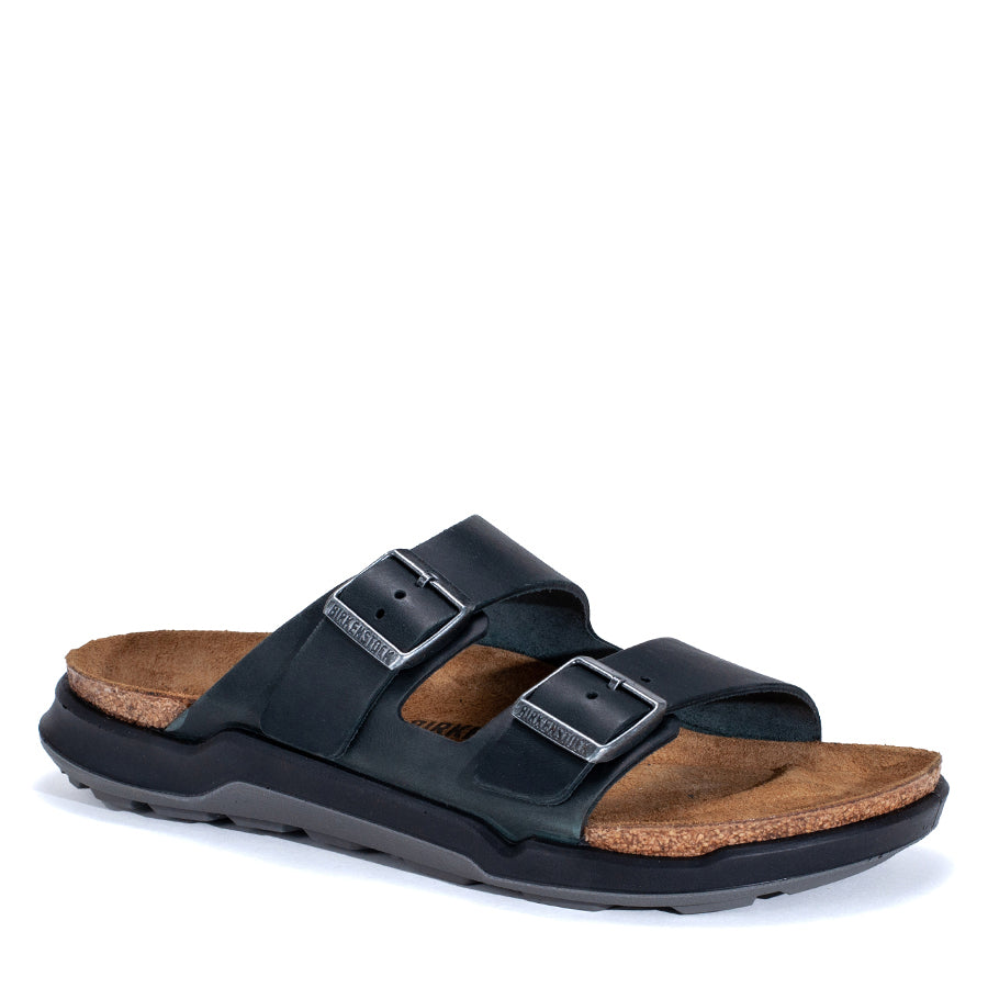 ARIZONA RUGGED - BLACK - OIL LEATHER – Plaza Shoe Store